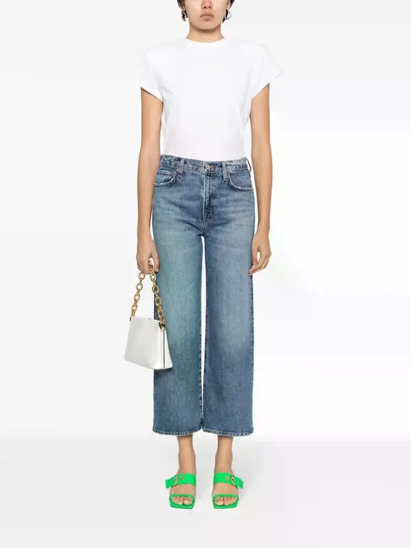 AGOLDE Harper Cropped Jeans - Blue