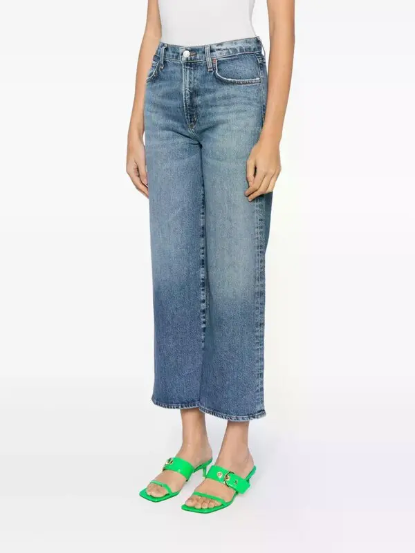 AGOLDE Harper Cropped Jeans - Blue