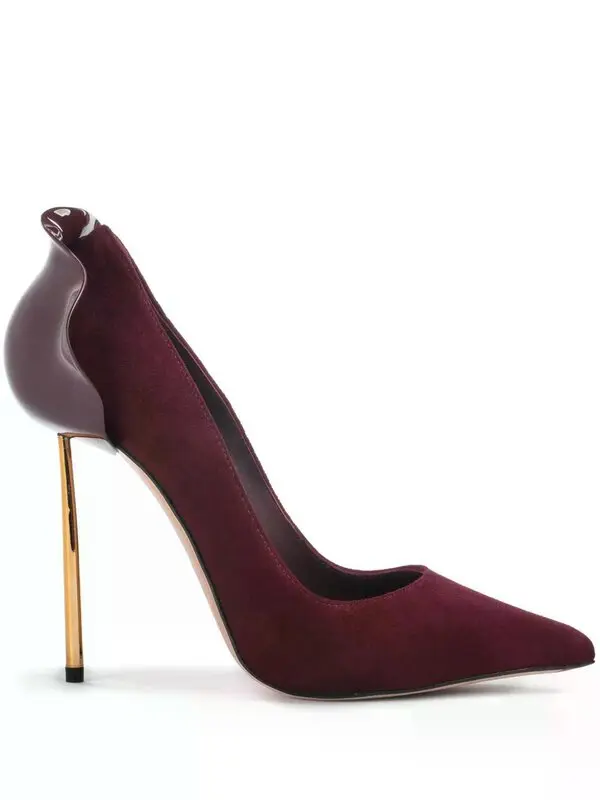 LE SILLA Petalo 120mm Leather Pumps - Red