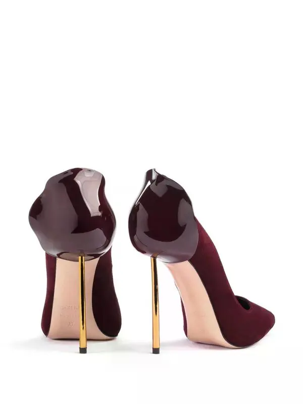 LE SILLA Petalo 120mm Leather Pumps - Red
