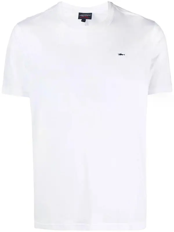Paul & Shark Shark Motif T-shirt - White