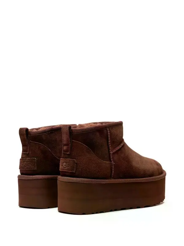 UGG Classic Ultra Mini Platform Burnt Cedar Boots - Brown