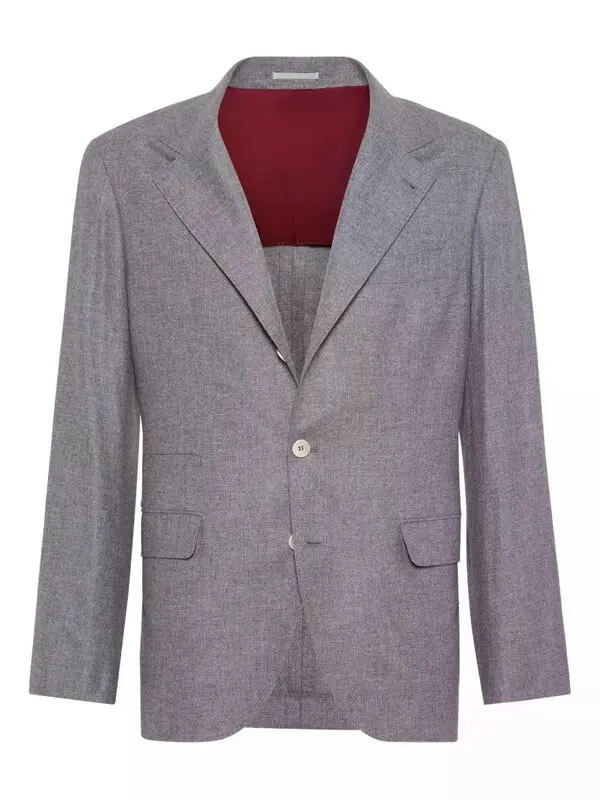 Brunello Cucinelli Flannel Blazer