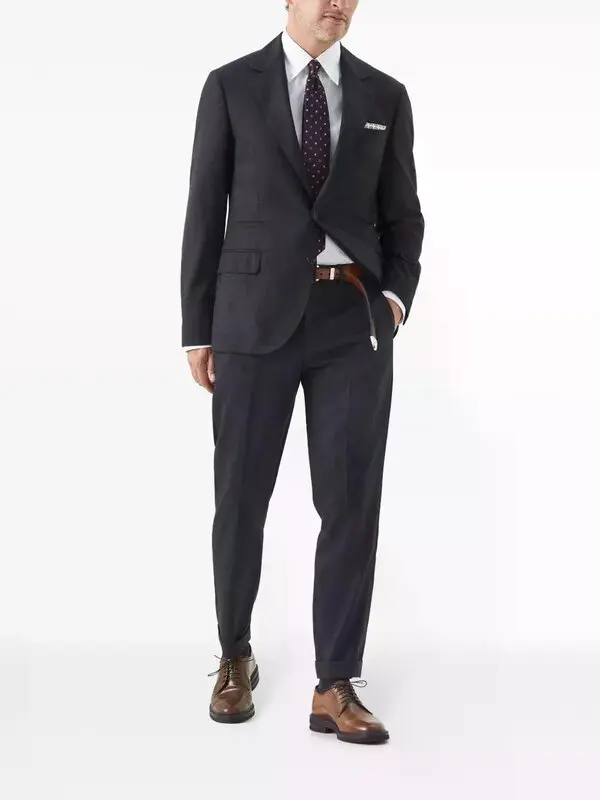 Brunello Cucinelli Tapered-leg Wool Trousers