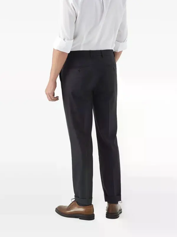 Brunello Cucinelli Tapered-leg Wool Trousers
