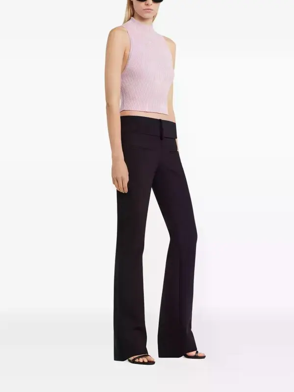 COURREGES Mock-neck Tank Top - Pink