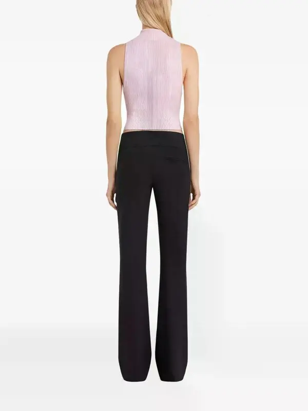 COURREGES Mock-neck Tank Top - Pink