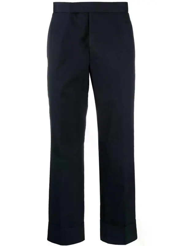 Thom Browne Tailored Cropped Trousers - Blue