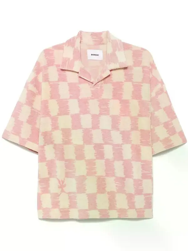 BONSAI Terry-cloth T-shirt - Neutrals