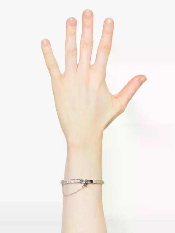 Eddie Borgo Pavé Thin Safety Chain Bracelet