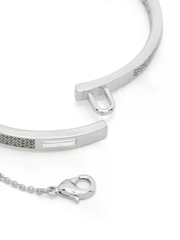 Eddie Borgo Pavé Thin Safety Chain Bracelet