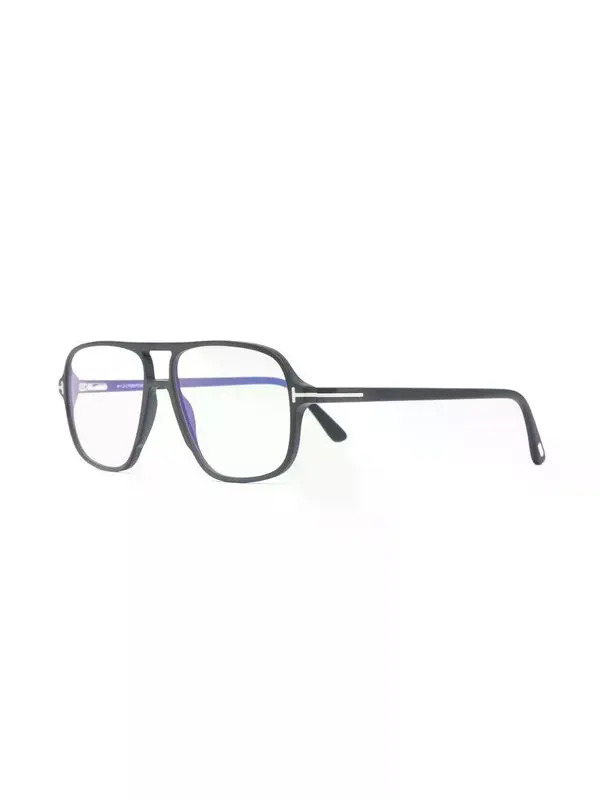 TOM FORD Pilot Frame Eyeglasses - Black