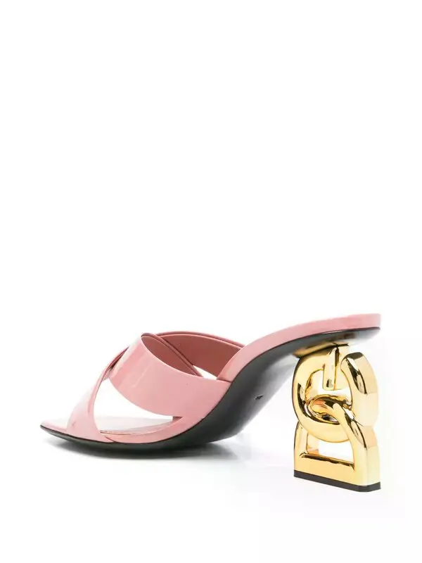 Dolce & Gabbana 75mm Branded Heel Mules