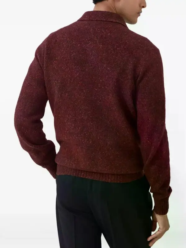 Brunello Cucinelli Mélange-effect Polo Shirt