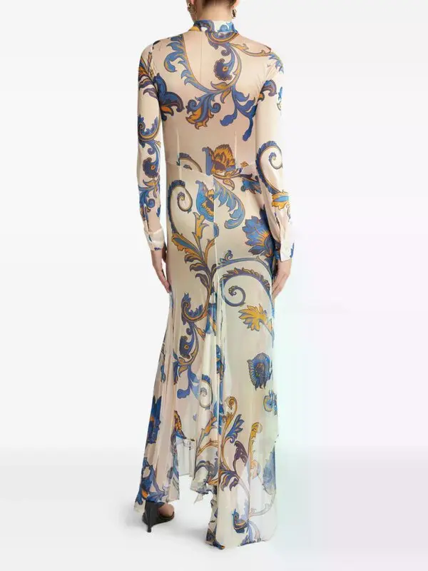 Etro Floral Print Shirt Dress
