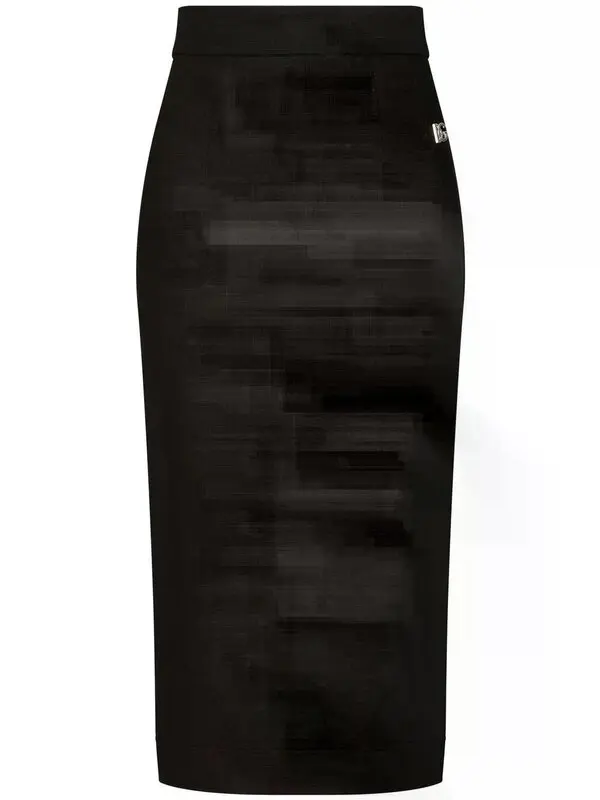 Dolce & Gabbana Milano Rib Midi Skirt