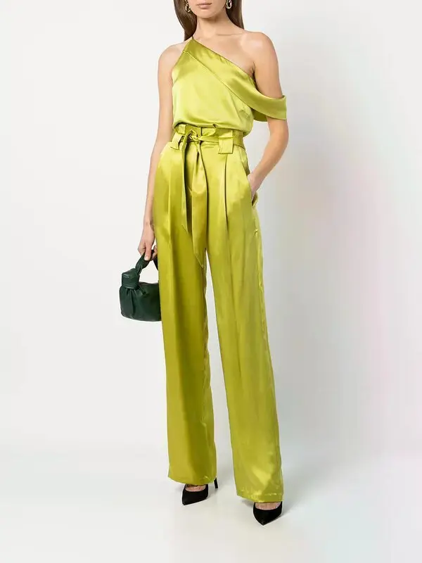 Michelle Mason Draped Cowl Asymmetrical Top