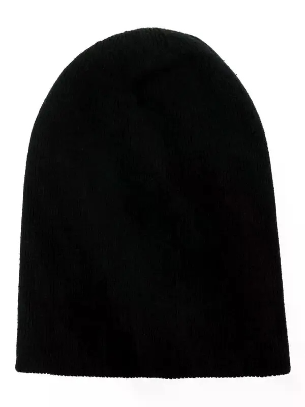 Boris Bidjan Saberi Ribbed Cotton Beanie - Black