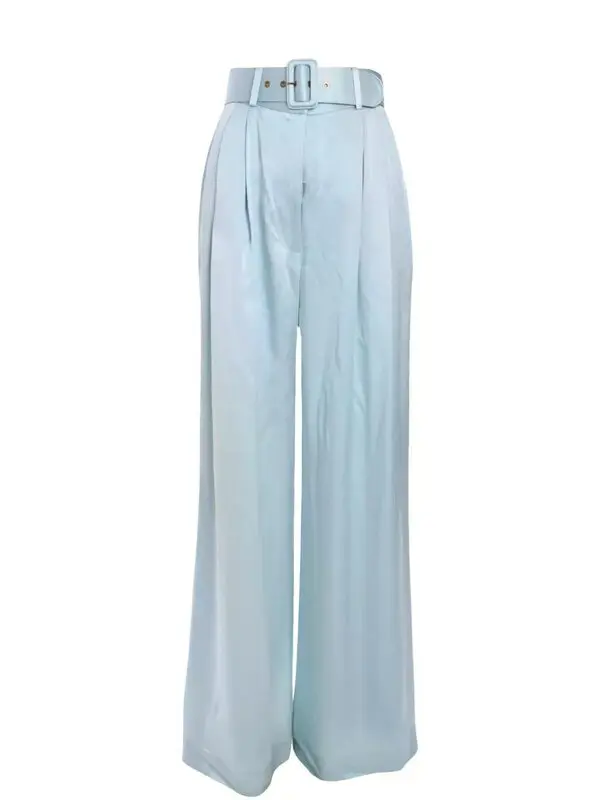 Zimmermann Pleated Silk Trousers
