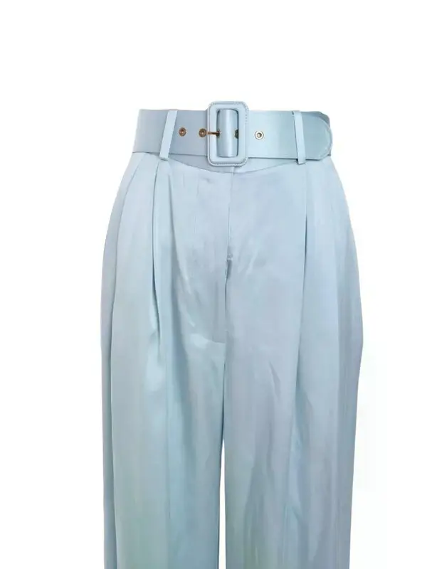Zimmermann Pleated Silk Trousers
