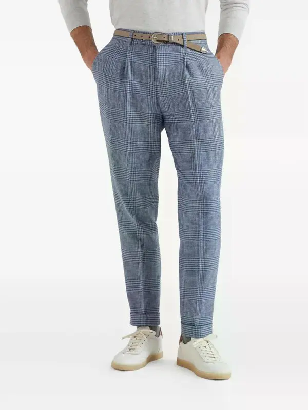 Brunello Cucinelli Houndstooth Trousers