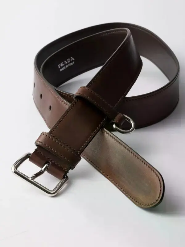 Prada Reversible Leather Belt