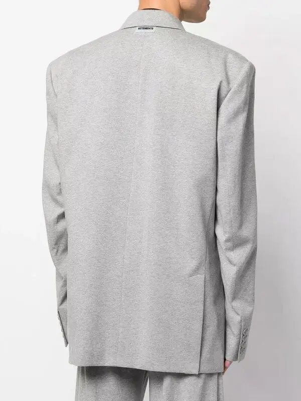 Vetements Single-breasted Shoulder-pad Blazer