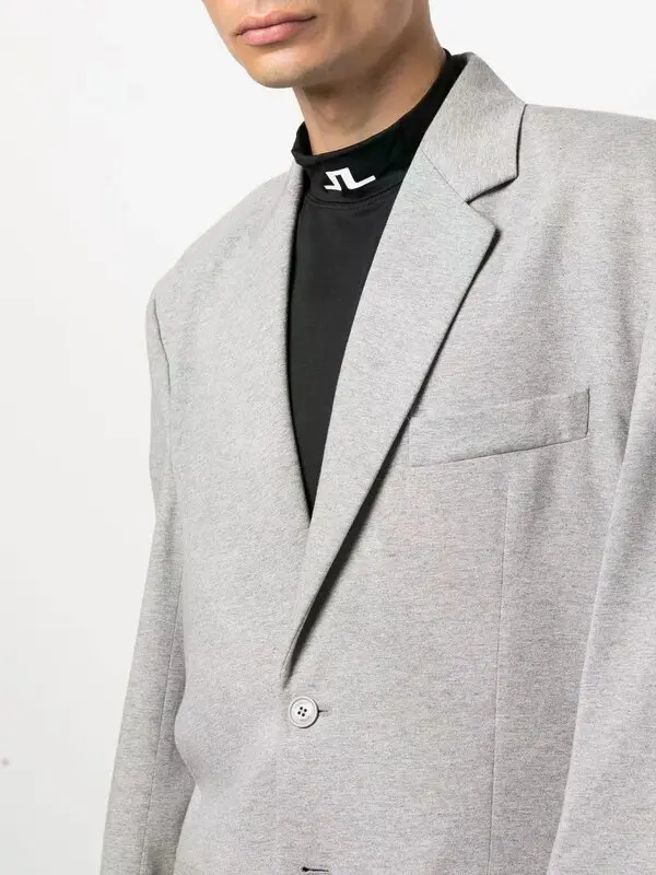 Vetements Single-breasted Shoulder-pad Blazer