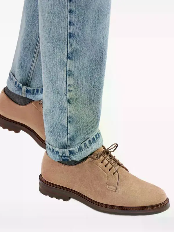 Brunello Cucinelli Suede Lace-up Shoes