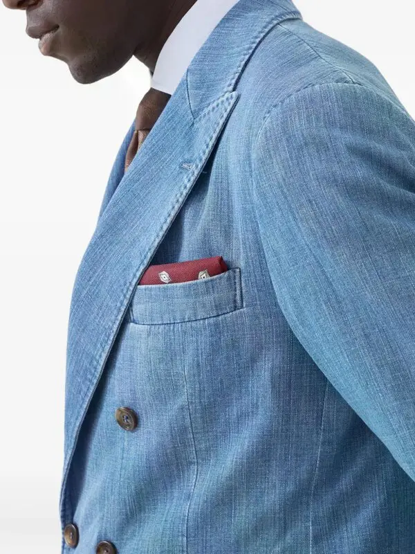 Brunello Cucinelli Silk Pocket Square - Red