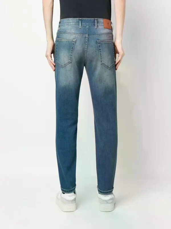 PT TORINO Washed Fitted Jeans