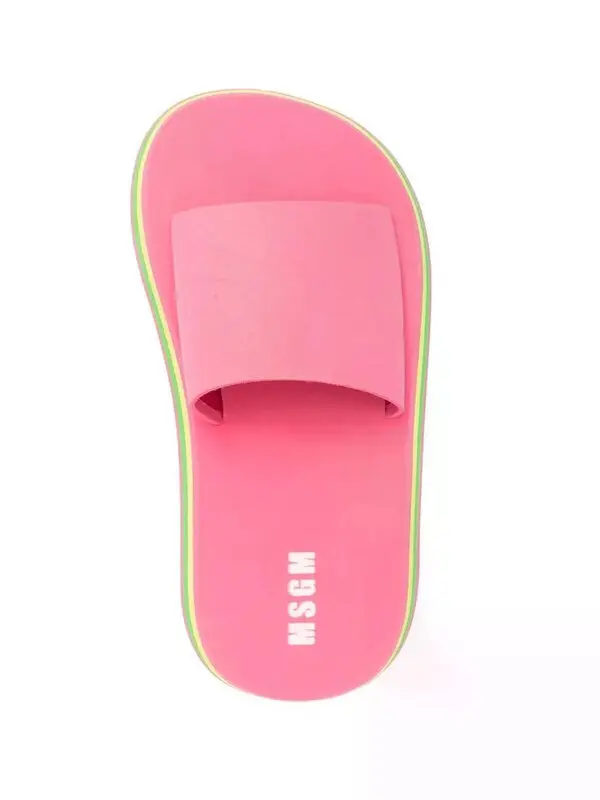 MSGM Rainbow-sole Open-toe Sandals