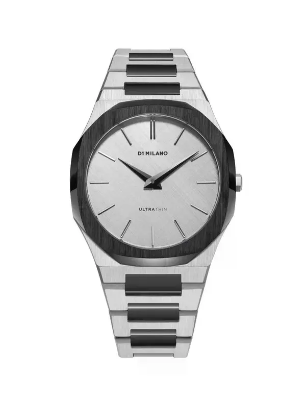 D1 MILANO Ultra Thin 38mm Timepiece - Silver