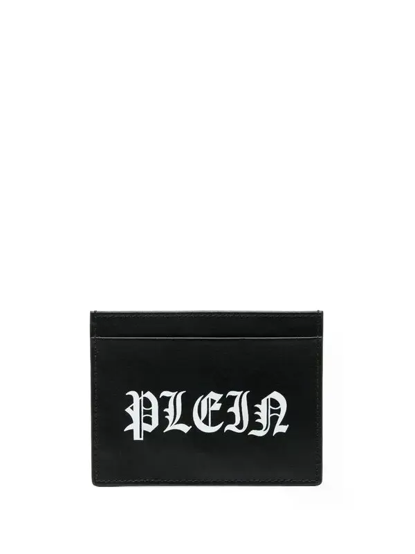 Philipp Plein Logo Print Cardholder - Black
