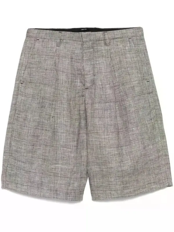 R13 Jumbo Plaid Shorts