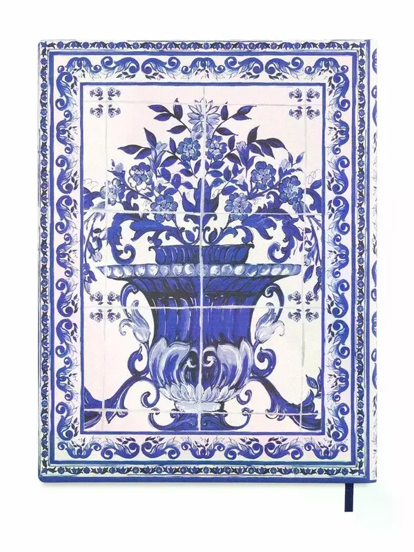 Dolce & Gabbana Large Mediterraneo-print Blank Notebook