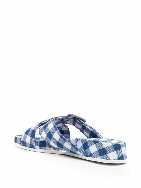 Camper Atonik Gingham-check Sandals