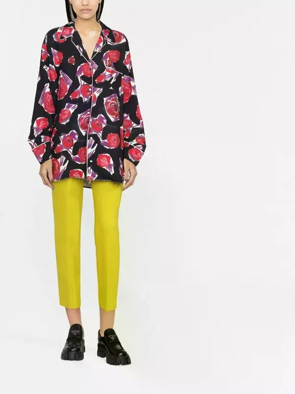 Marni Spinning Roses Print Shirt