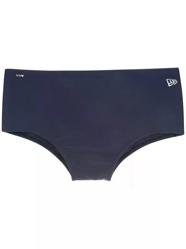 AMIR SLAMA Tropical Vibes Swim Trunks - Blue