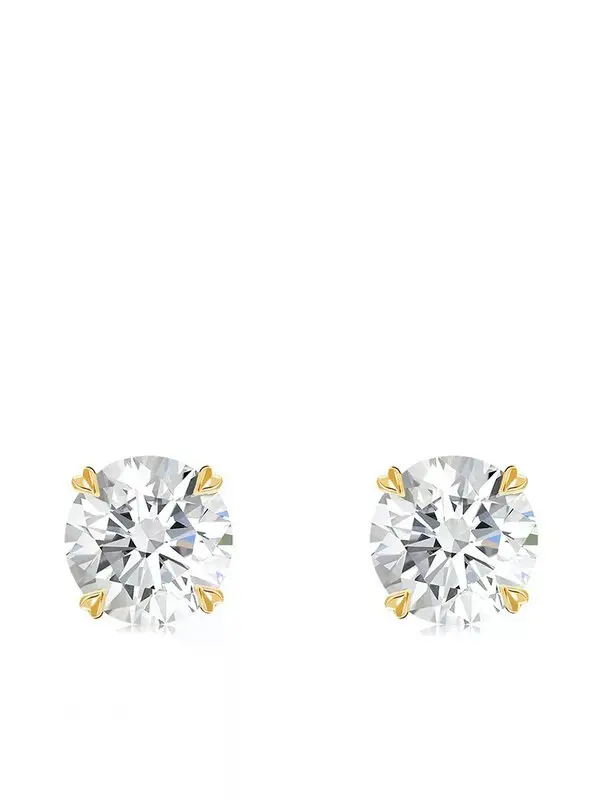 PRAGNELL 18kt Yellow Windsor Diamond Stud Earrings - Gold