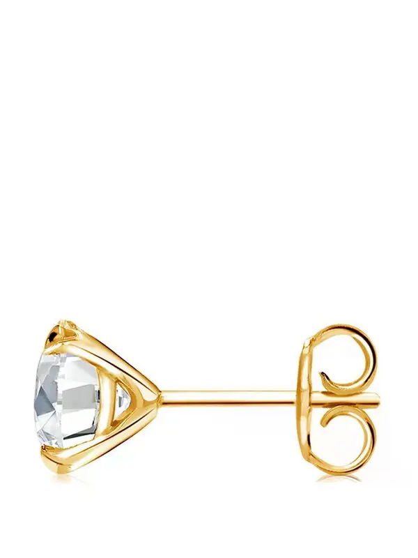 PRAGNELL 18kt Yellow Windsor Diamond Stud Earrings - Gold