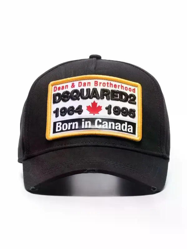 Dsquared2 Embroidered Logo Baseball Cap - Black