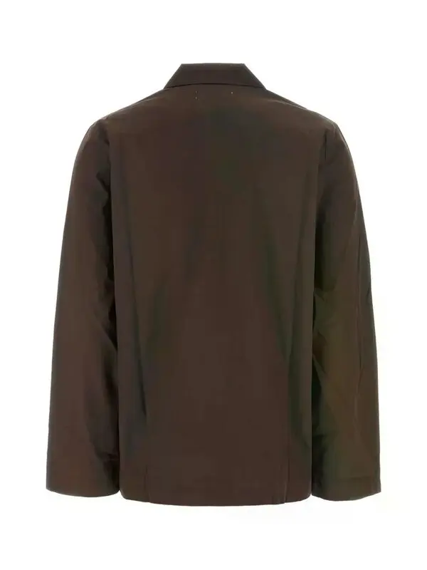 TEKLA Poplin Pyjama Top - Brown