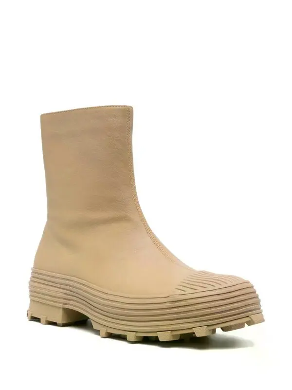 Camper Traktori Leather Boots - Neutrals