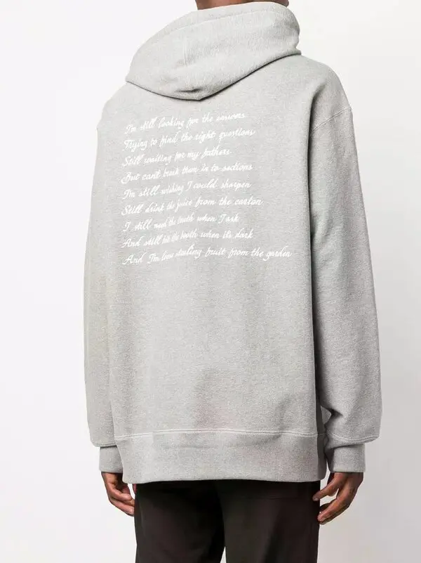Junya Watanabe Slogan-print Cotton Hoodie