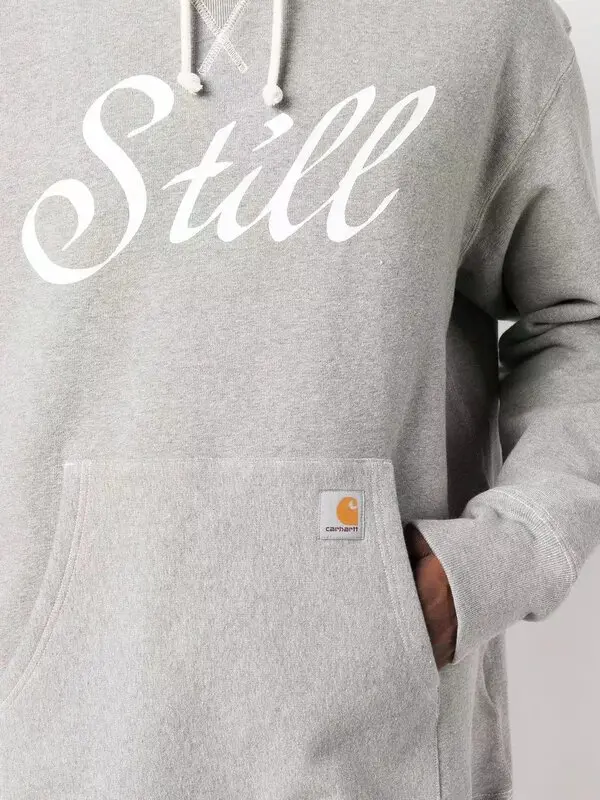 Junya Watanabe Slogan-print Cotton Hoodie