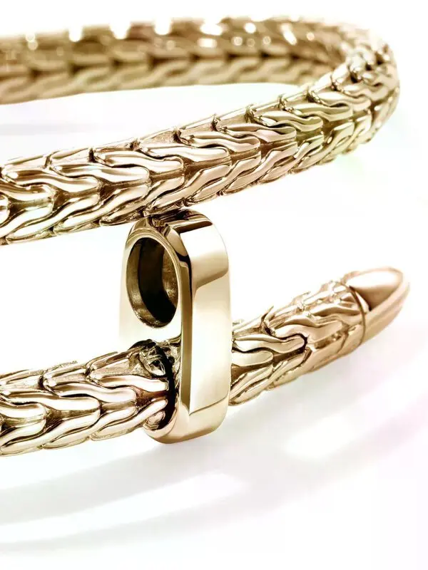 John Hardy 14kt Yellow Spear Flex Cuff Bracelet
