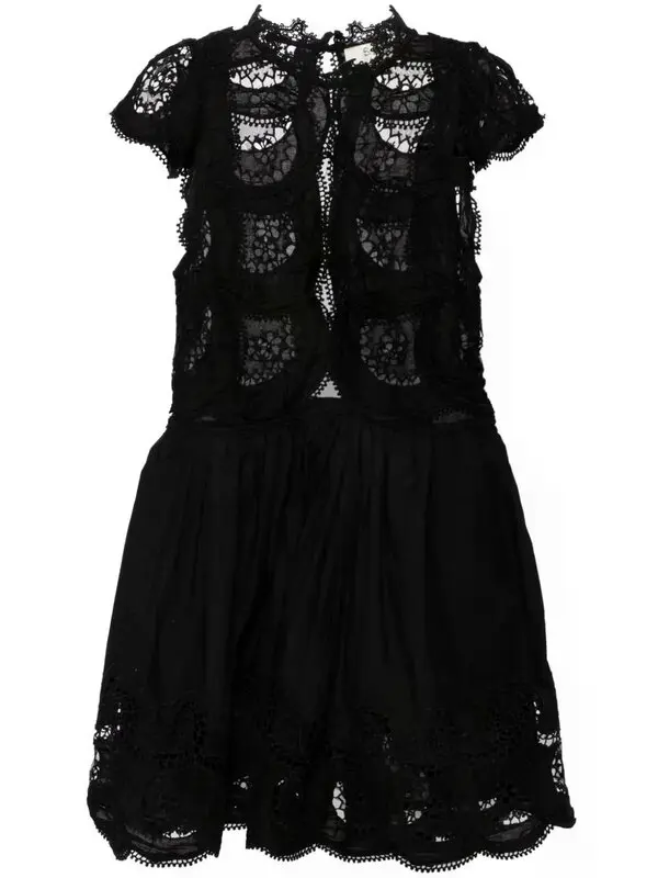 Sea Drea Flutter Sleeve Dress