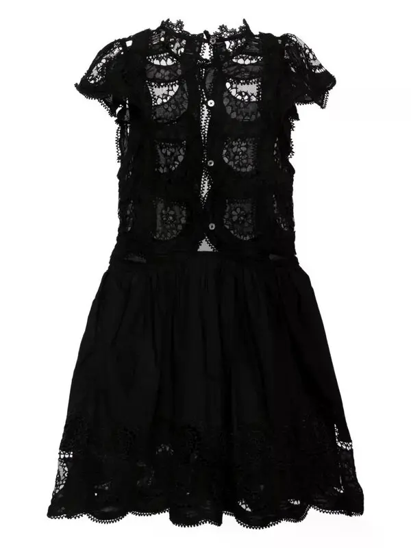 Sea Drea Flutter Sleeve Dress