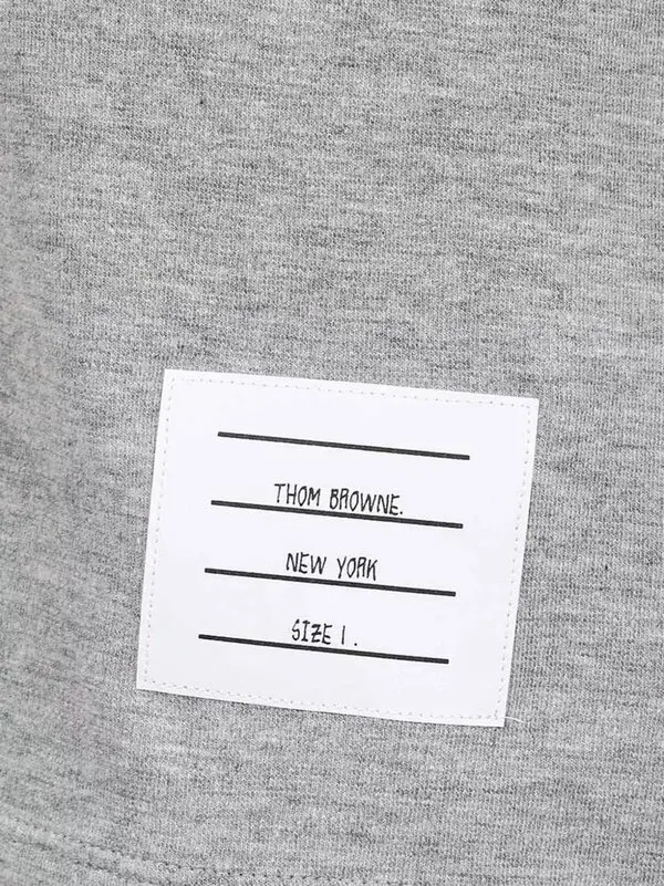 Thom Browne Patch-pocket T-shirt - Grey